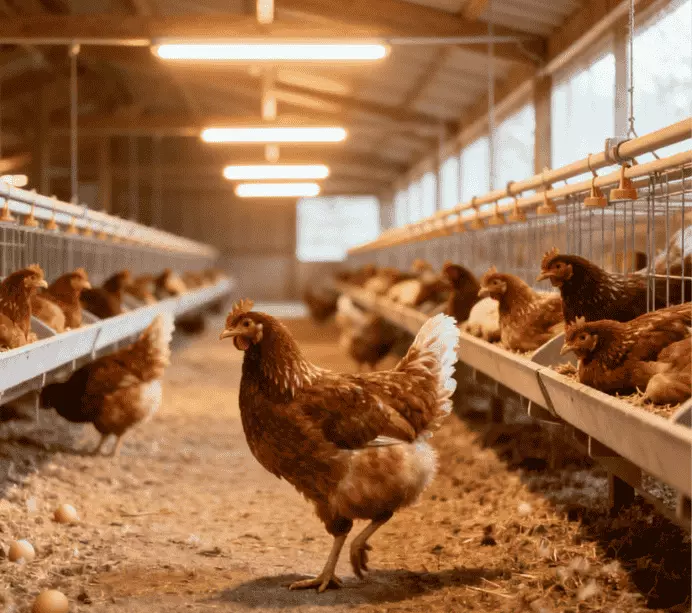 Poultry Lighting Solutions | LED Barn Lights for Poultry Production ...